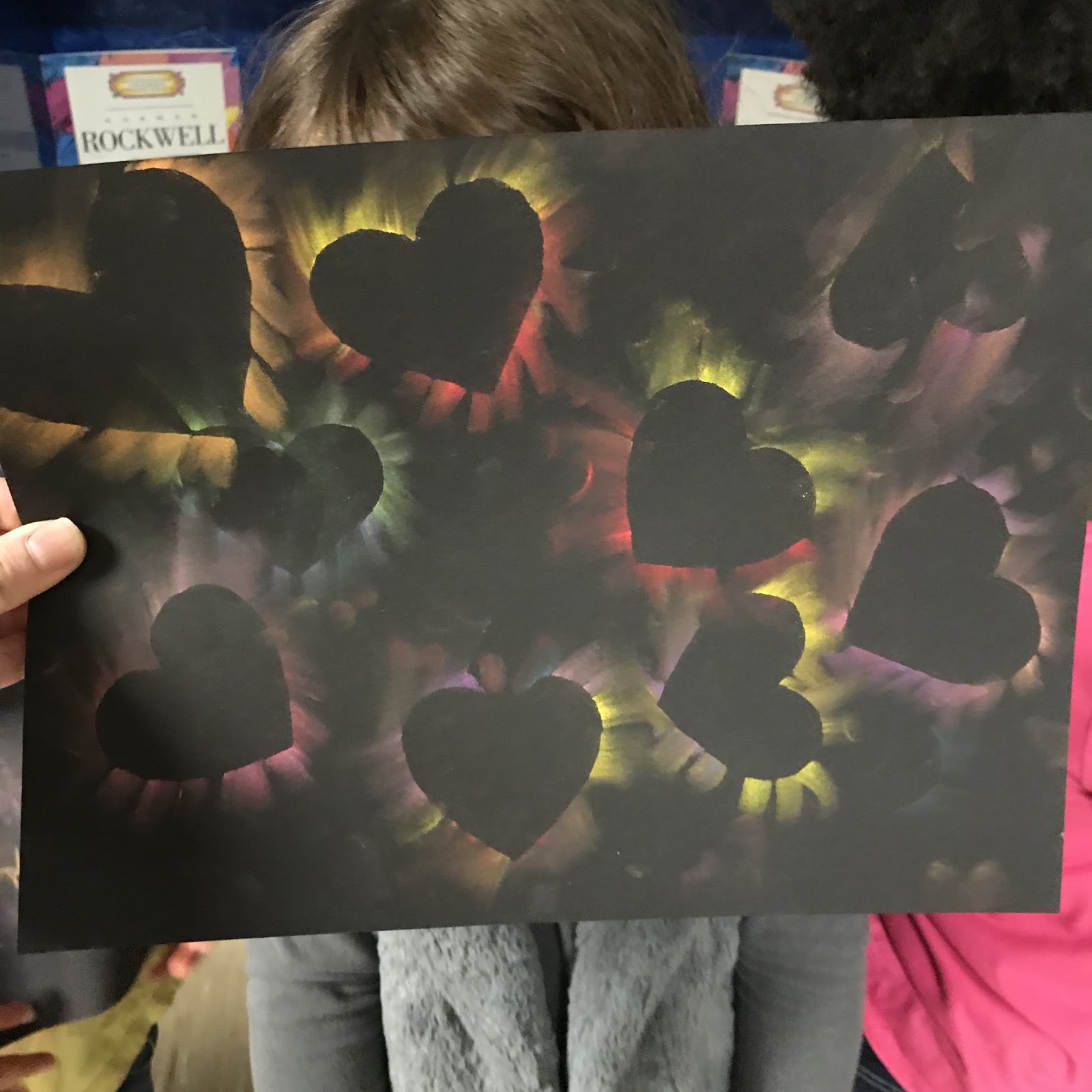 Elements of the Art Room: Kindergarten Exploding Hearts