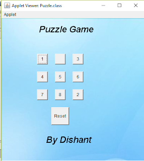 Puzzle Game Java - PROGRAMMING