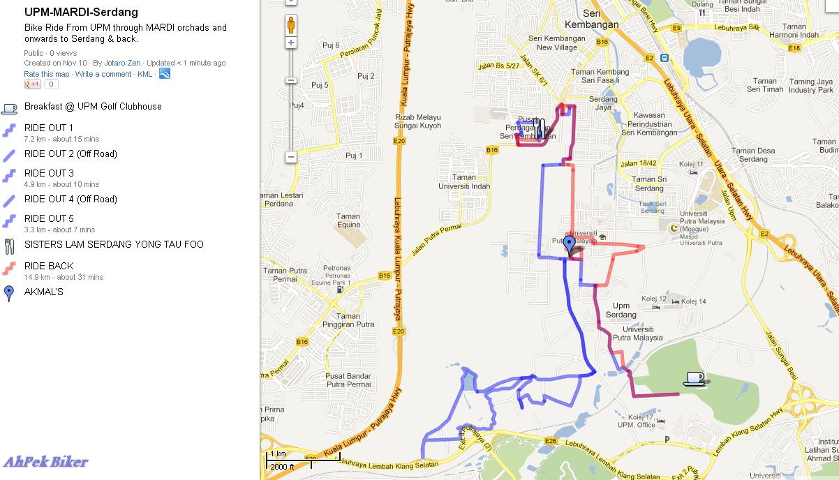 AhPek Biker - Old Dog Rides Again: Selangor : A Fruitful Ride? - UPM ...