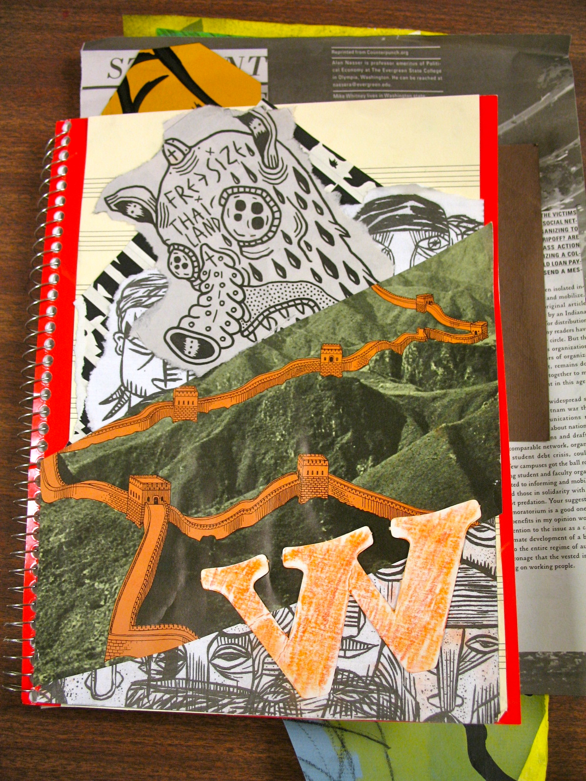 Coonley Art Studio: Collaging Sketchbook Covers