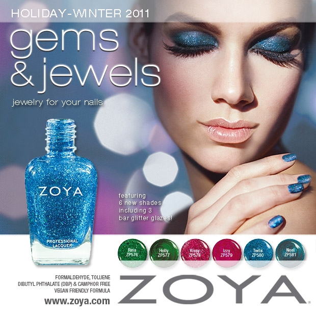 Zoya Holiday 2011: Gems and Jewels - The Shades Of U