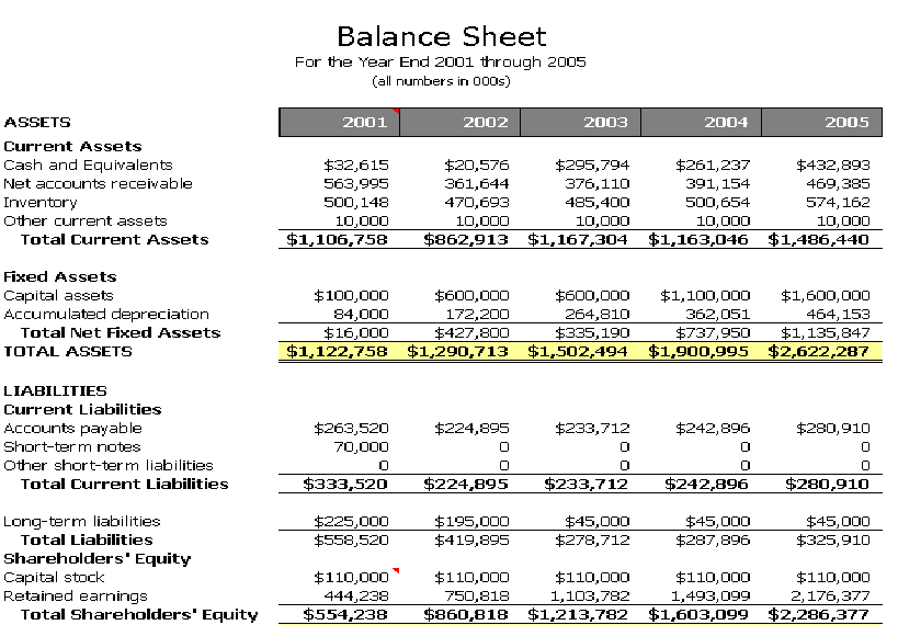 Accounting Manual: Financial Statement