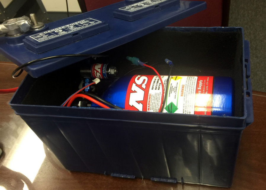 Just A Car Guy: How some cheated... and got NOS routed to the carbs ...