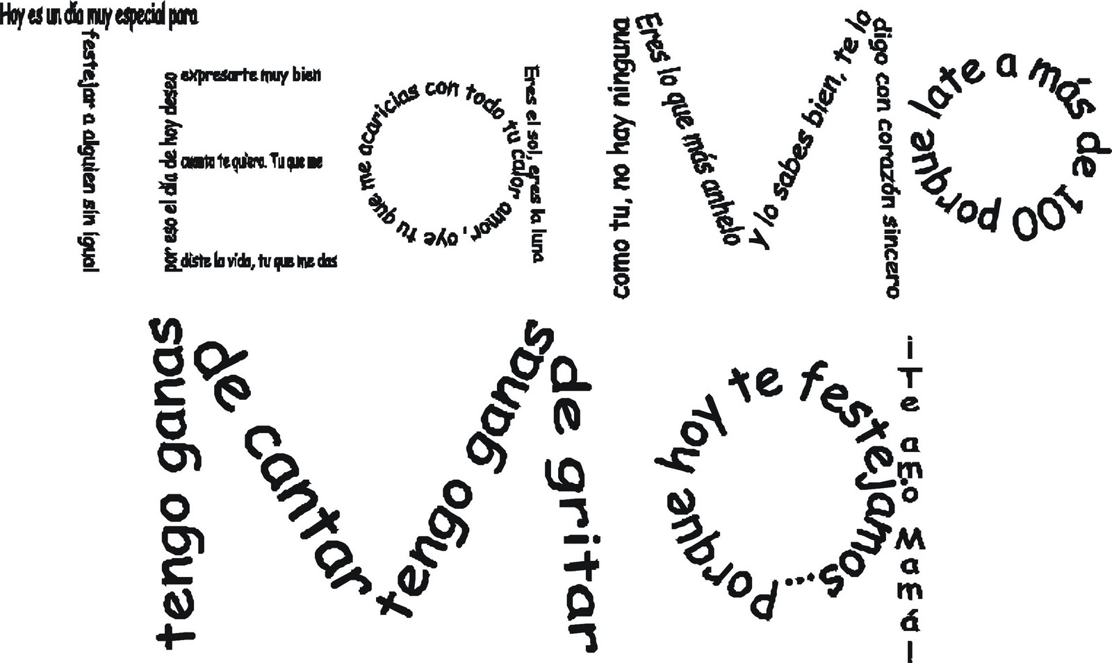 I.E.D. Santa Bernardita.: EL CALIGRAMA