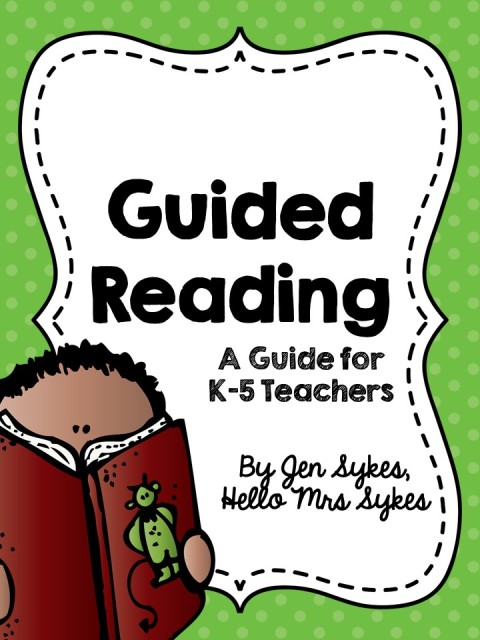 Guided Reading Guide and a Freebie