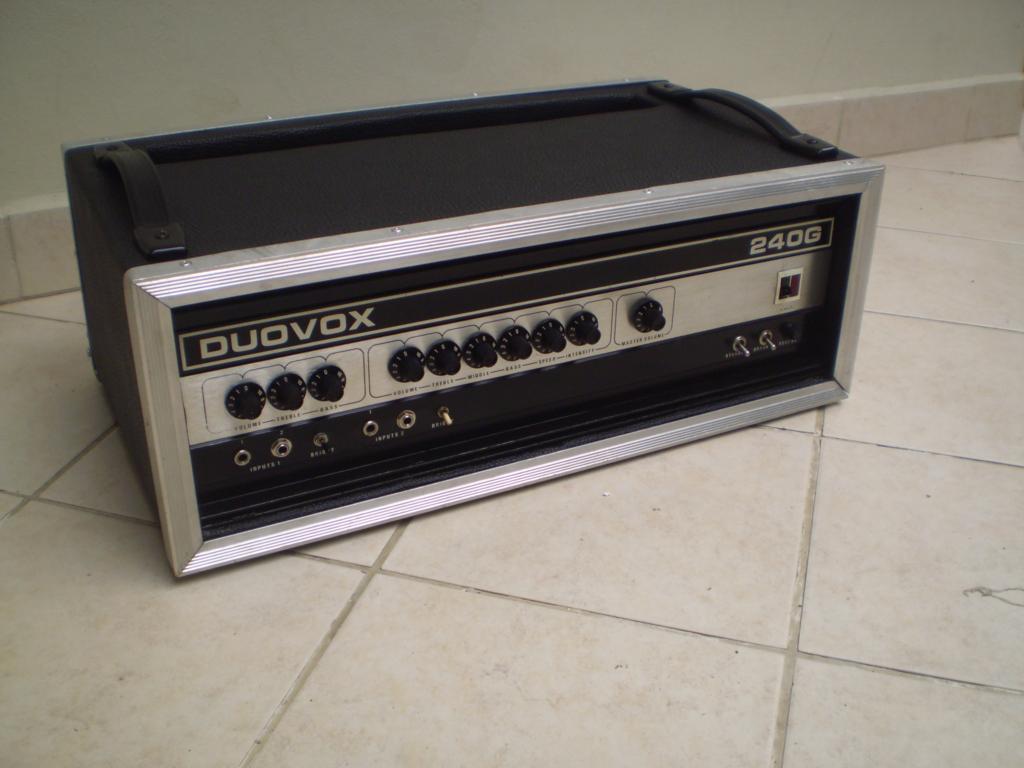 JW Tubes - Amplificadores Valvulados: - Giannini Duovox 240G, anos 70