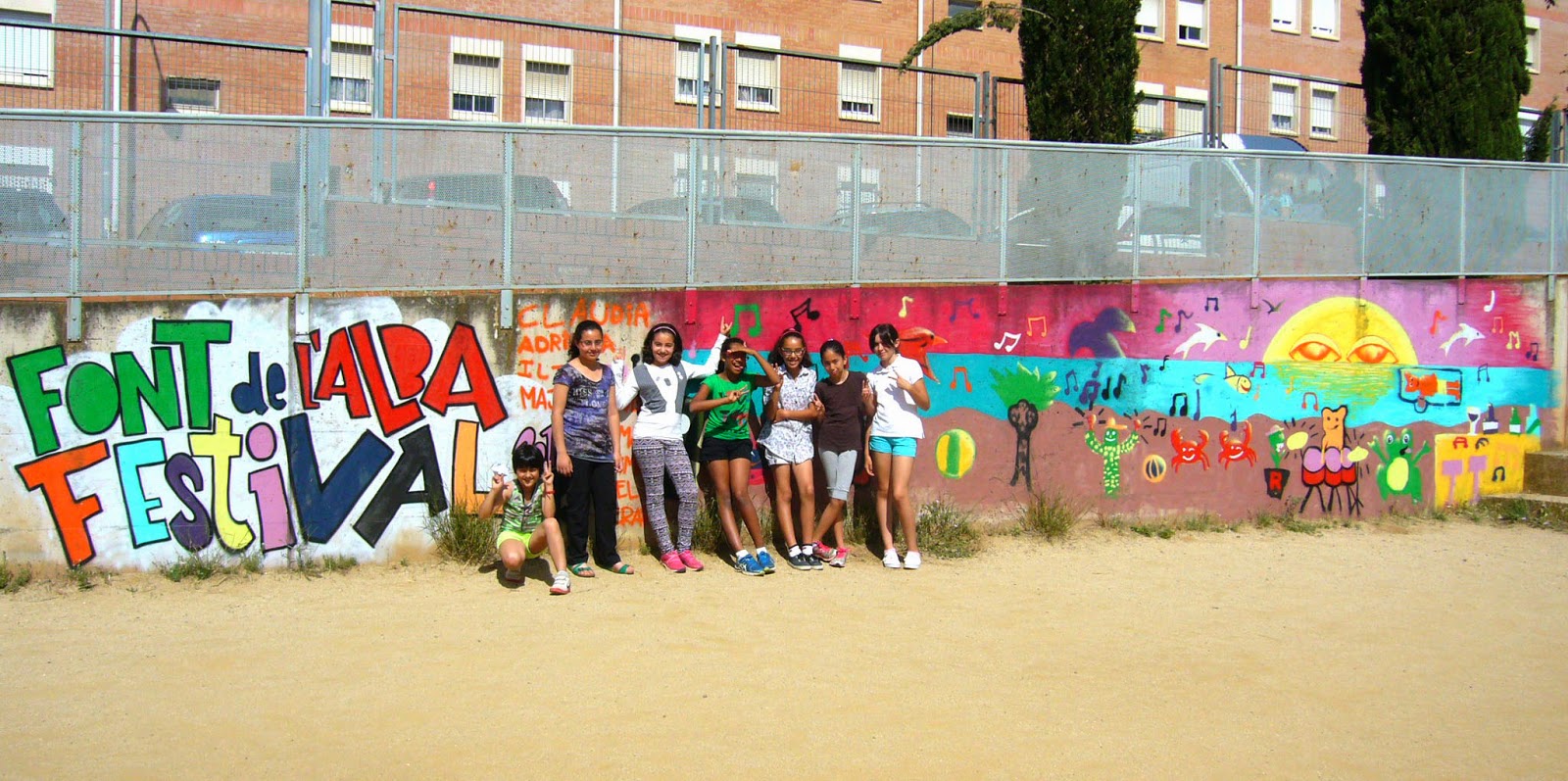 Gerard Pla: Mural al Font de l'Alba!