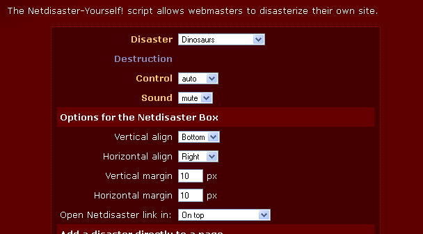 Destruye tu web o blog con Netdisaster - REDEANDO