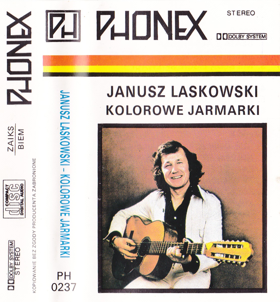 Okładki CD, kaset i winyli: Janusz Laskowski - Kolorowe jarmarki ...