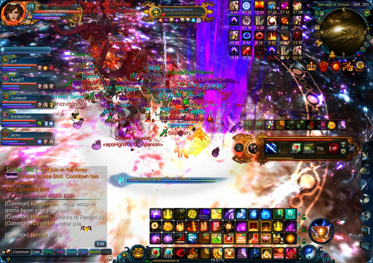 Miaka's Jade Dynasty World: First Orison Instance in The Billows!