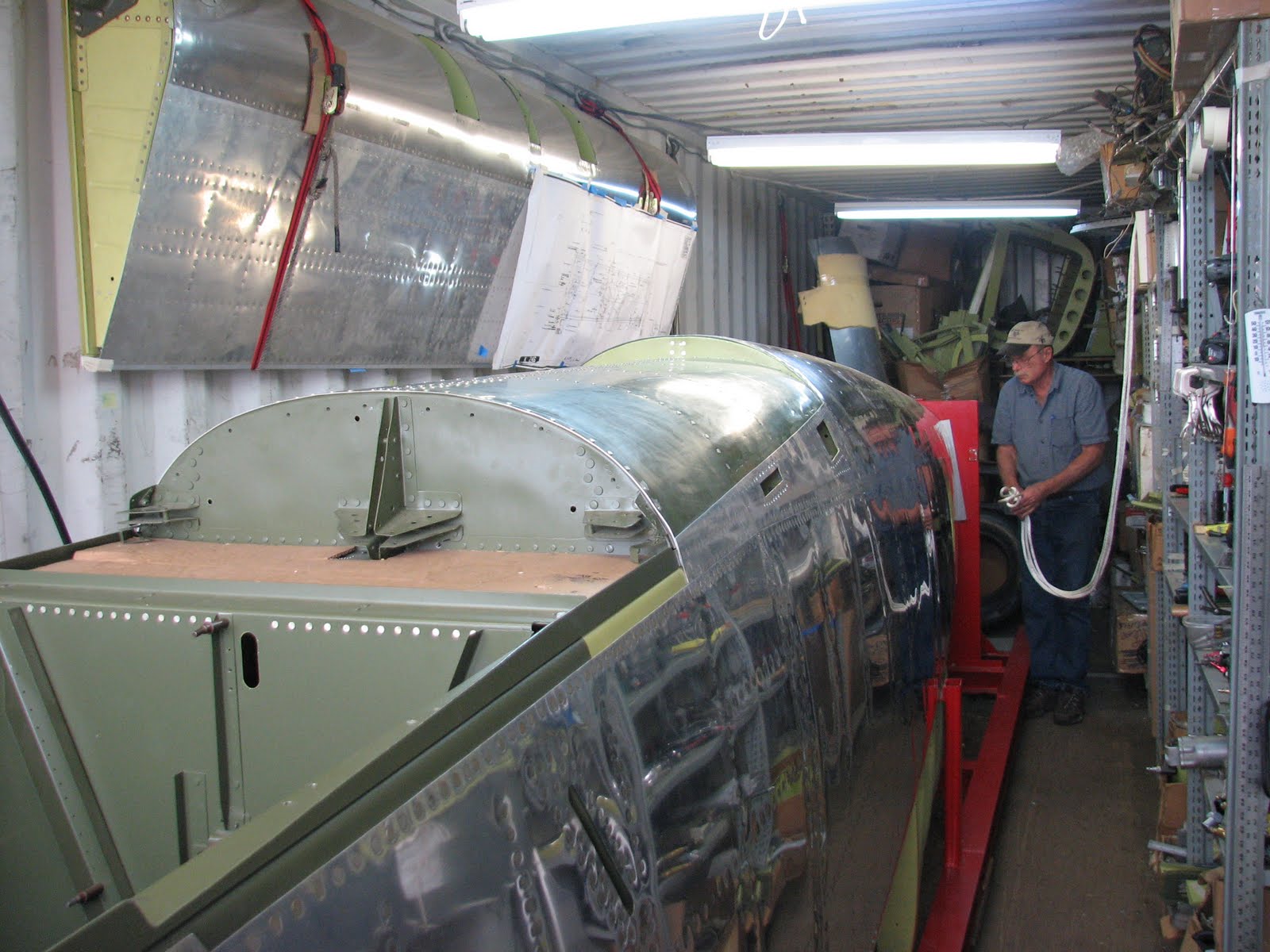 XP-82 Twin Mustang Project: Right-Hand Fuselage