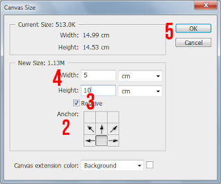 CARA MENGUBAH UKURAN CANVAS SIZE AREA KERJA DENGAN PHOTOSHOP - Studio ...
