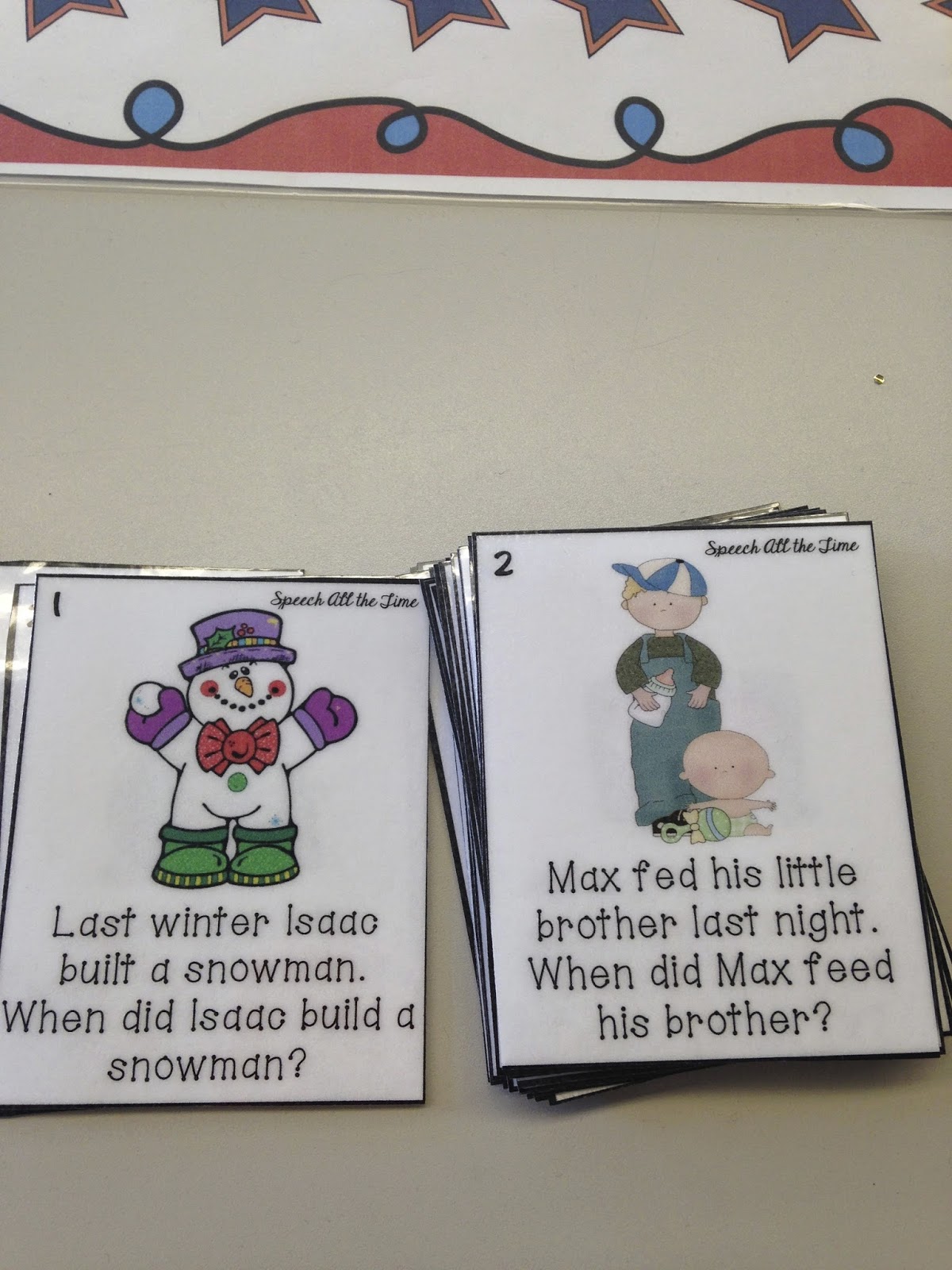 Autism Tank: "When" Activities