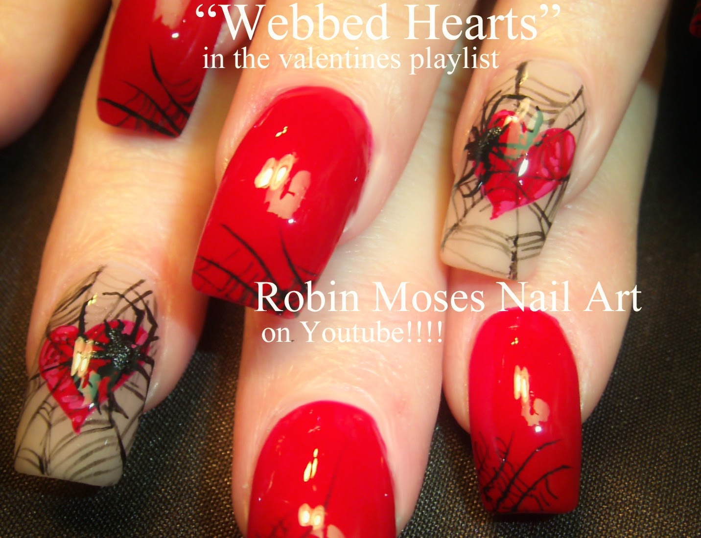 Robin Moses Nail Art: "red nails" "red nail art" "red nail design" "red ...