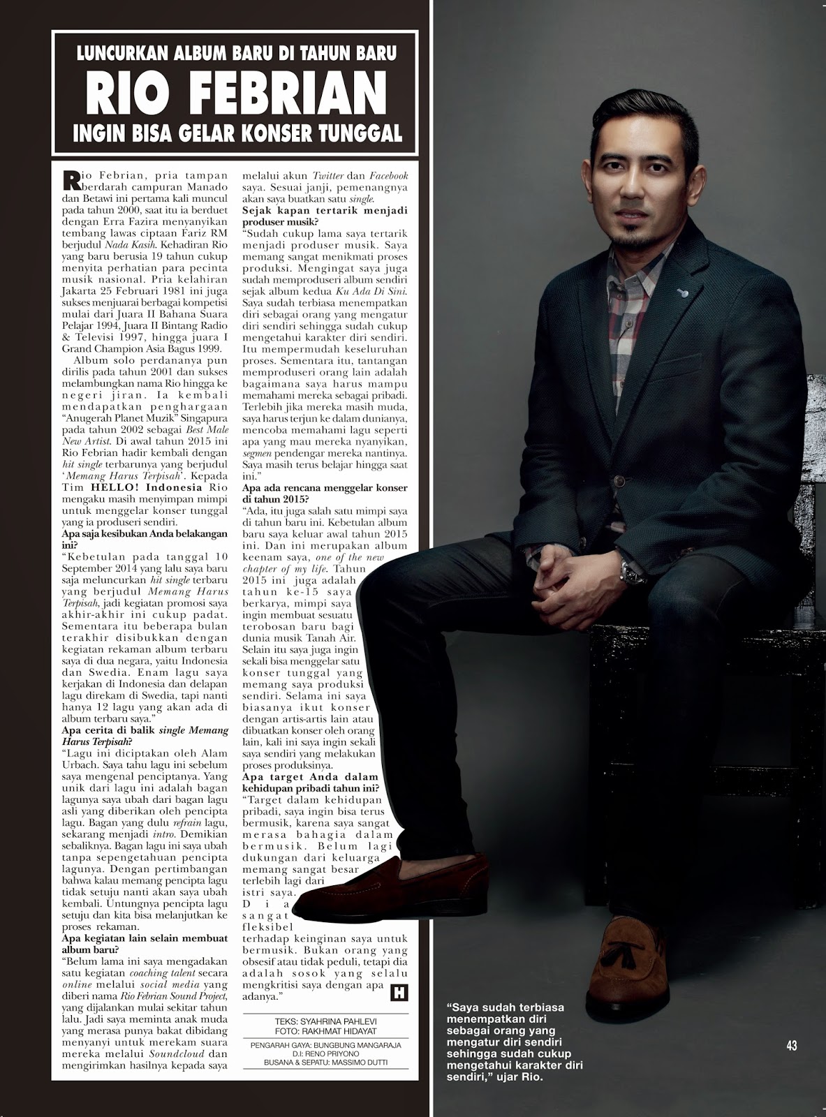 Luncurkan Album Baru di Tahun Baru, Rio Febrian Ingin Bisa Gelar Konser ...