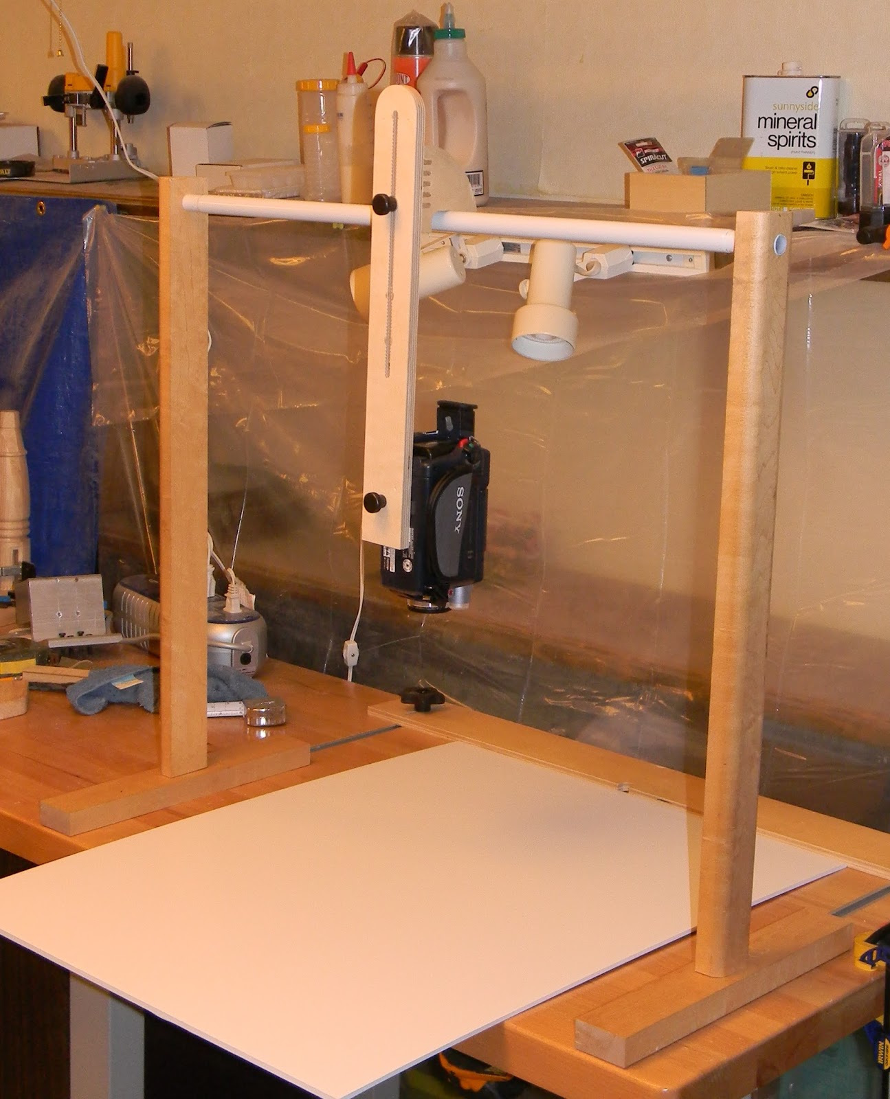 4D Furniture Thoughts: Simple Overhead Camera Rig