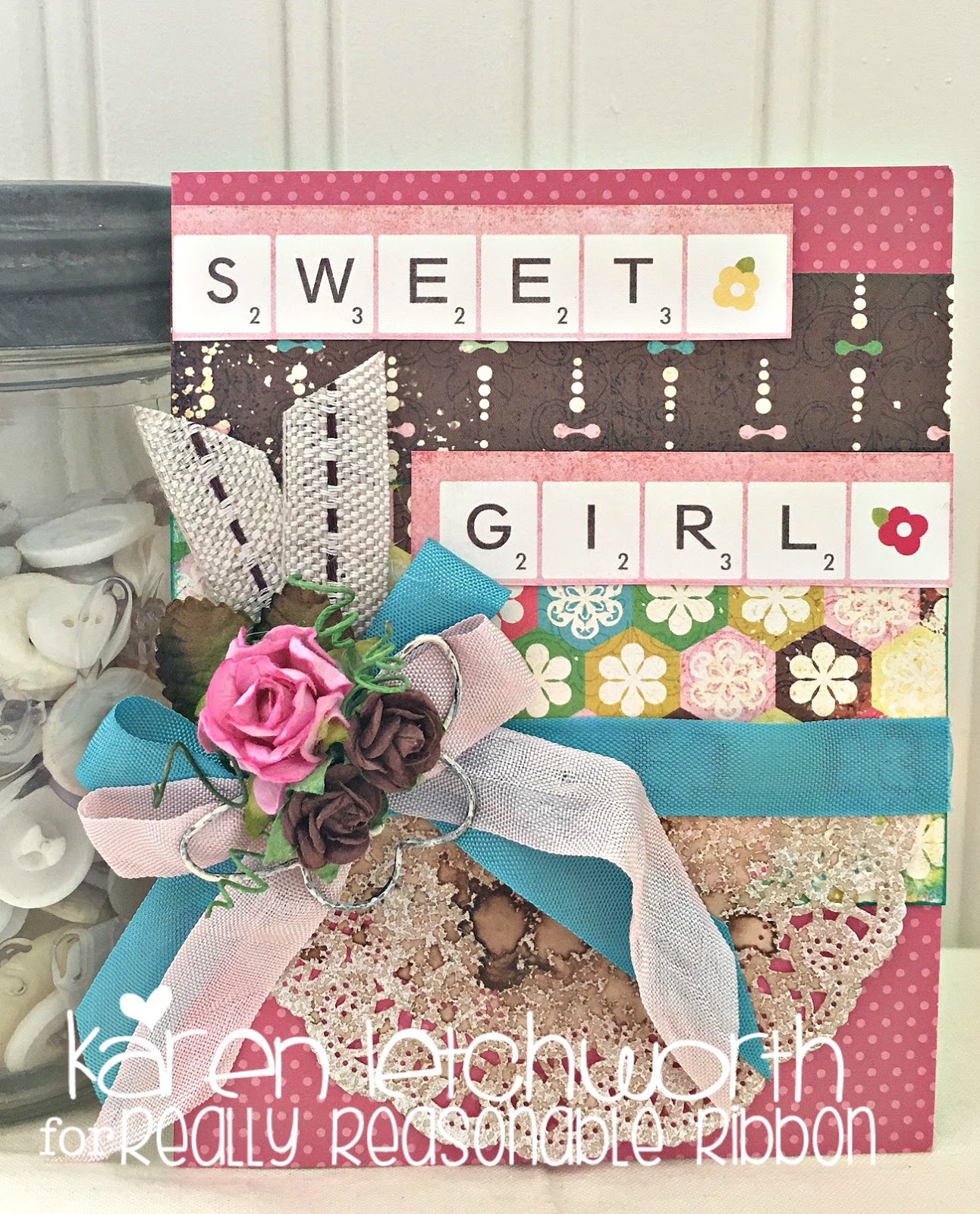 Really Reasonable Ribbon Blog: Sweet Girl Cards