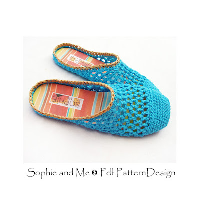 RAFFIA CROCHET SLIPPERS/SANDALS FOR STREET WEAR