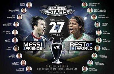 MESSI FACTS: Messi and Friends vs. The Rest of the World – Battle of ...