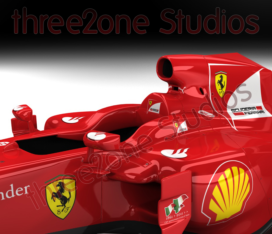 Three, Two, One, Studios: Ferrari F150 3D. Textures high resolution.