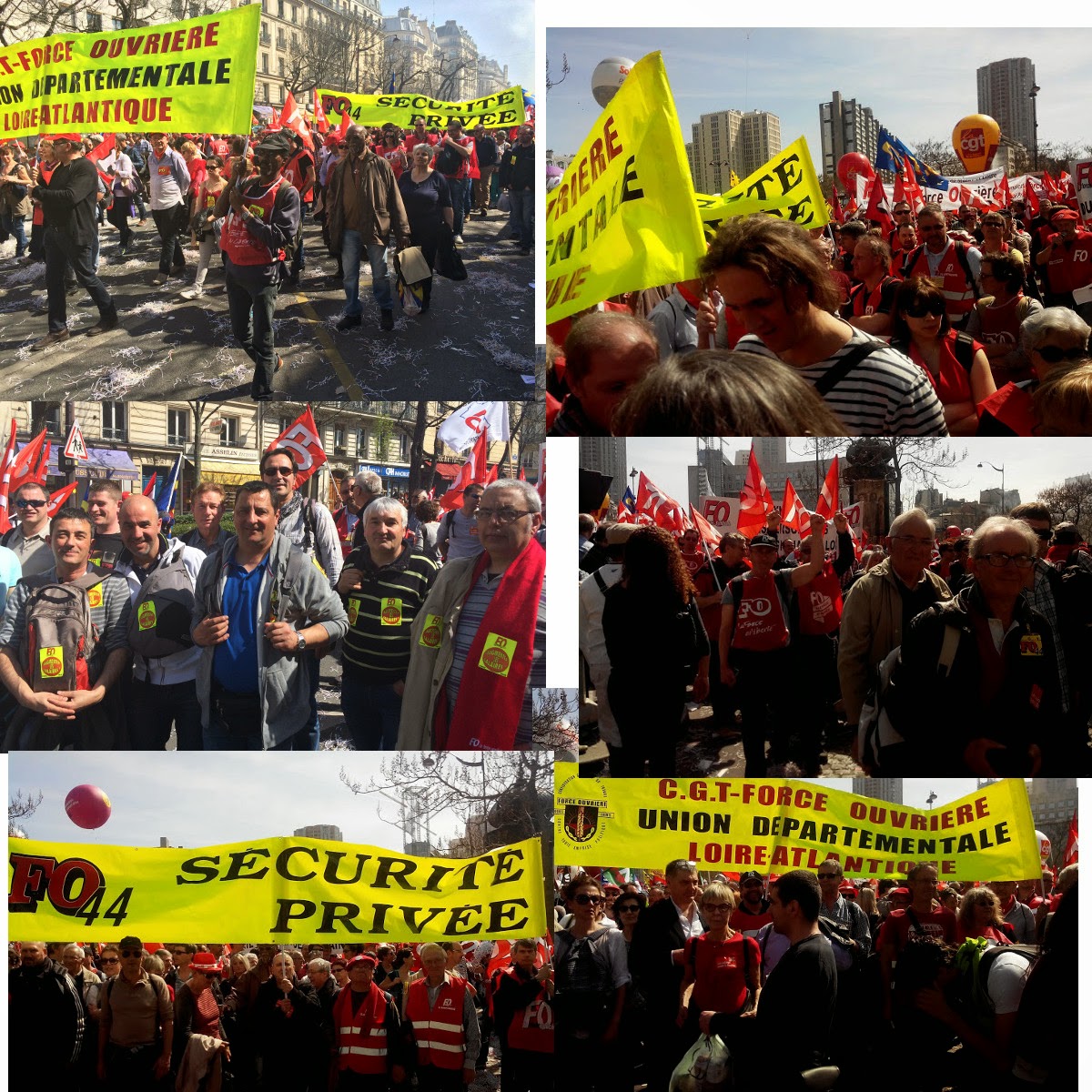 FO - Loire Atlantique: Grève du 9 avril : 150 000 à Paris ; 4000 à ...