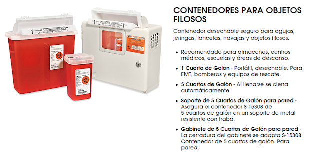 CONTENEDORES PARA OBJETOS FILOSOS (RPB-I)