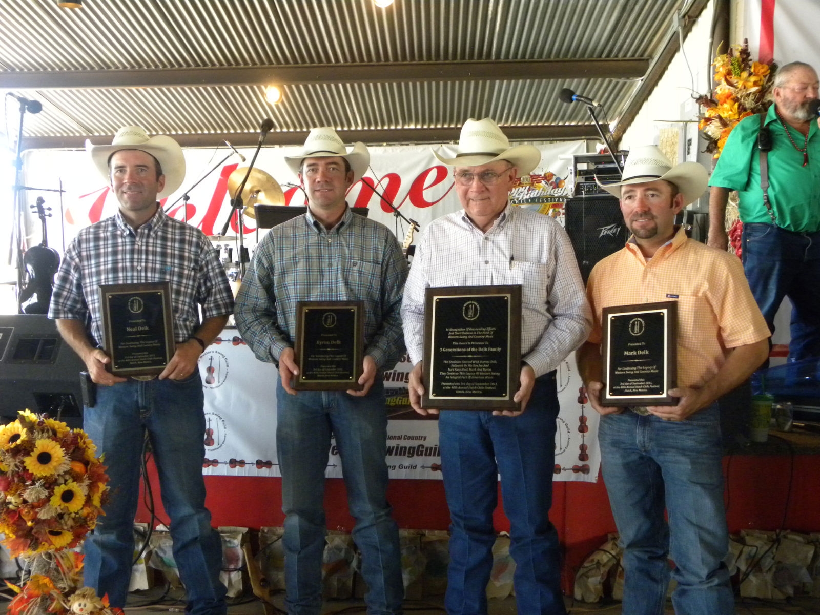 THE WESTERNER: Joe Delk & Family honored by the Western Swing Guild