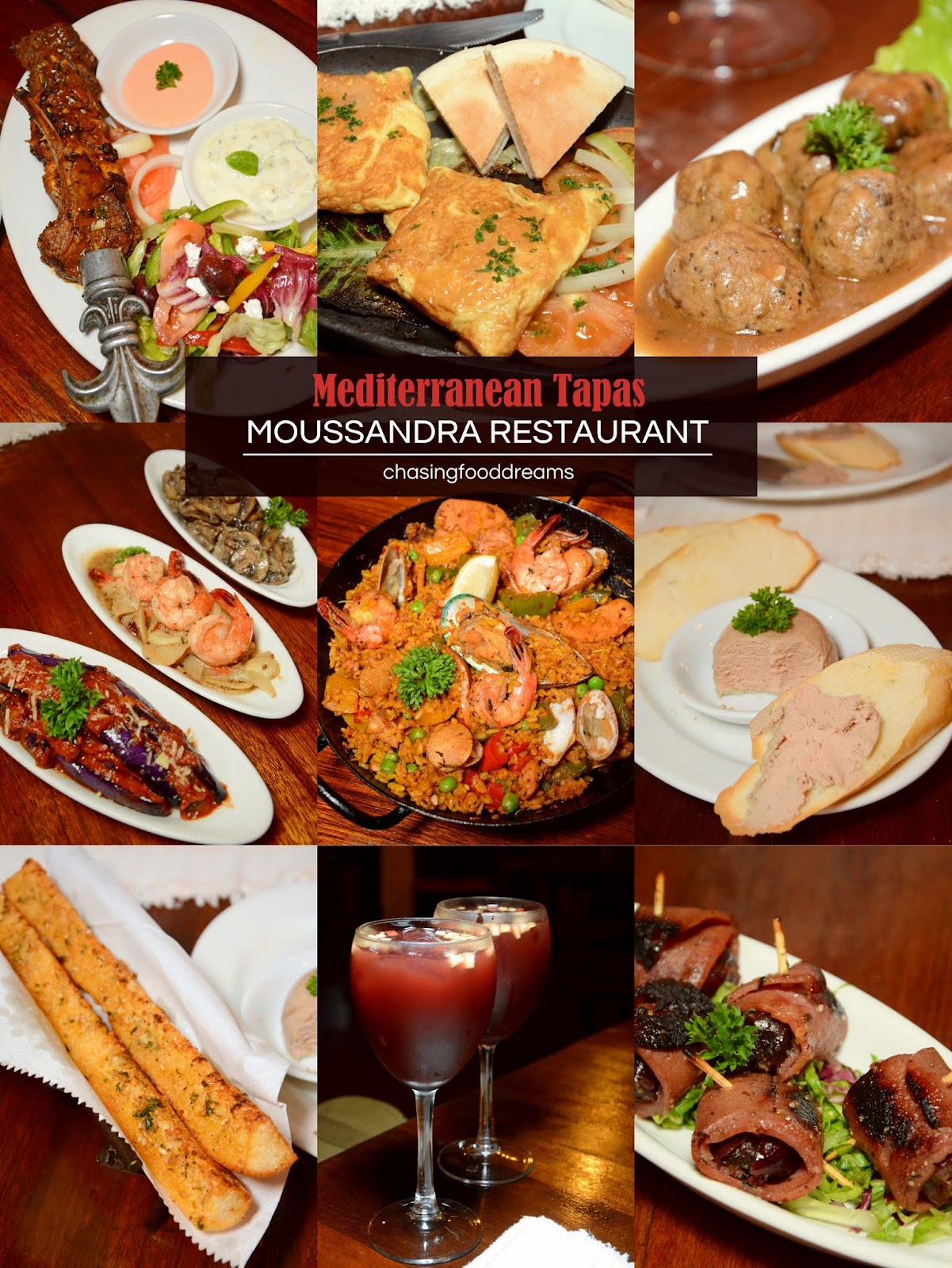 CHASING FOOD DREAMS: Moussandra Mediterranean & Tapas Restaurant ...