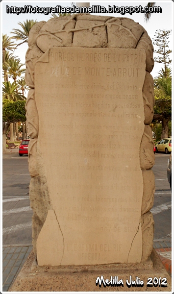 Fotografías de MELILLA: Salvar el MONOLITO "LA CRUZ DE MONTE ARRUIT"