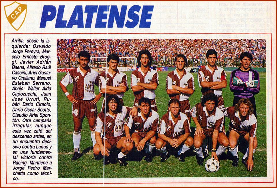 ANOTANDO FÚTBOL *: PLATENSE * PARTE 5