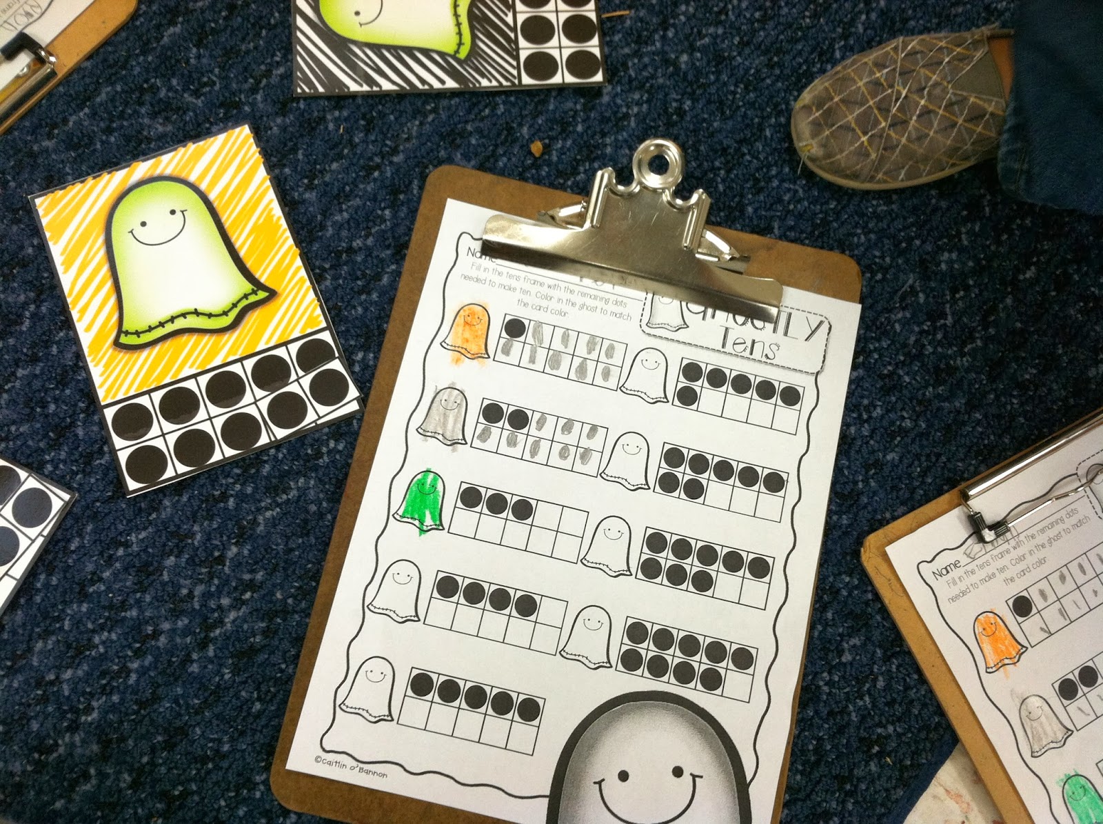 The Kinder Garden: Happy Halloween! Math Stations this Week!