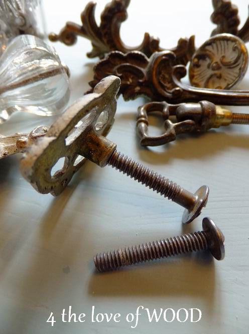 4 the love of wood: MY DRAWER PULL SCREWS ARE TOO SHORT? - tutorial on ...