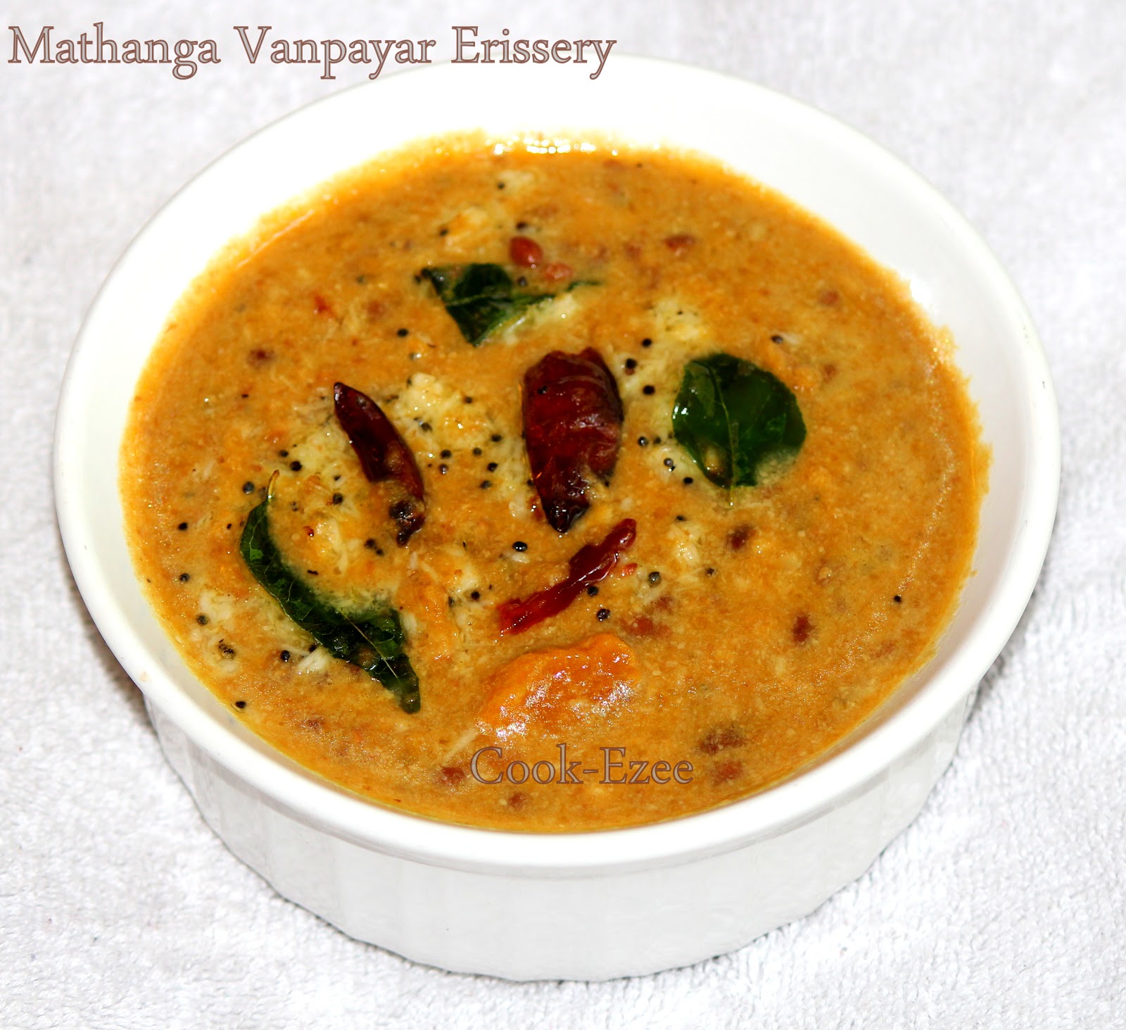 COOK-EZEE: Mathanga Vanpayar Erissery/Yellow Pumpkin Red Moong Curry ...
