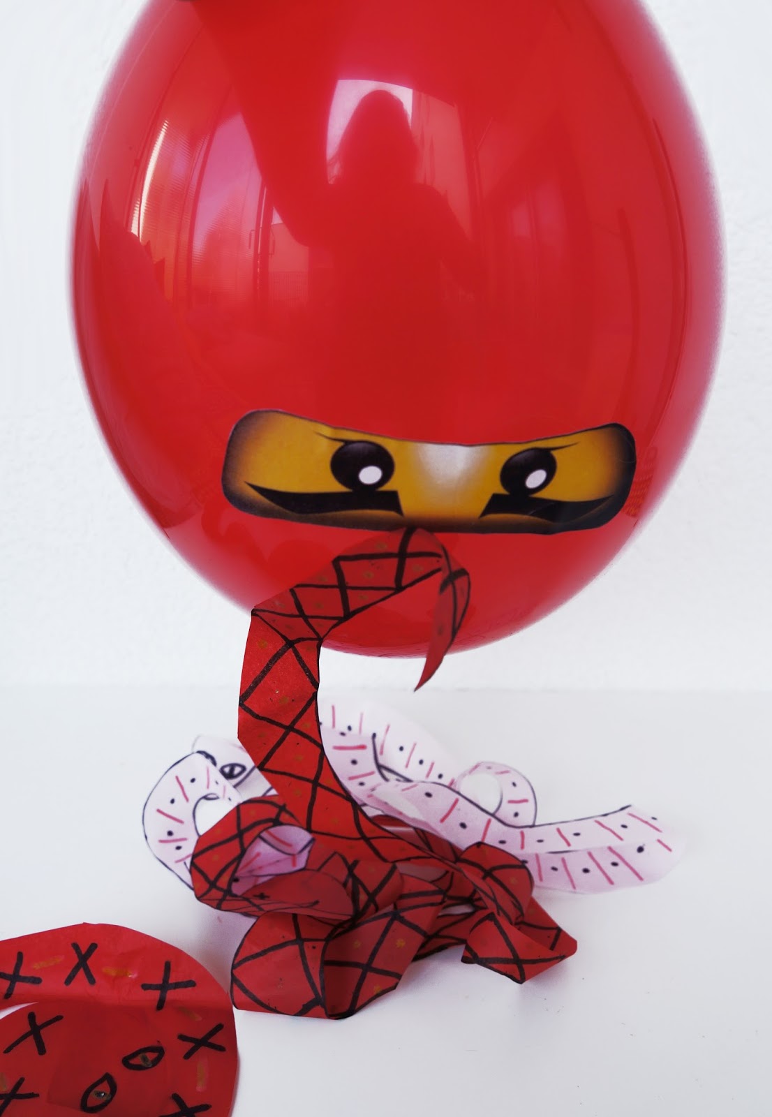 basteln malen Kuchen backen: Ninja-Party