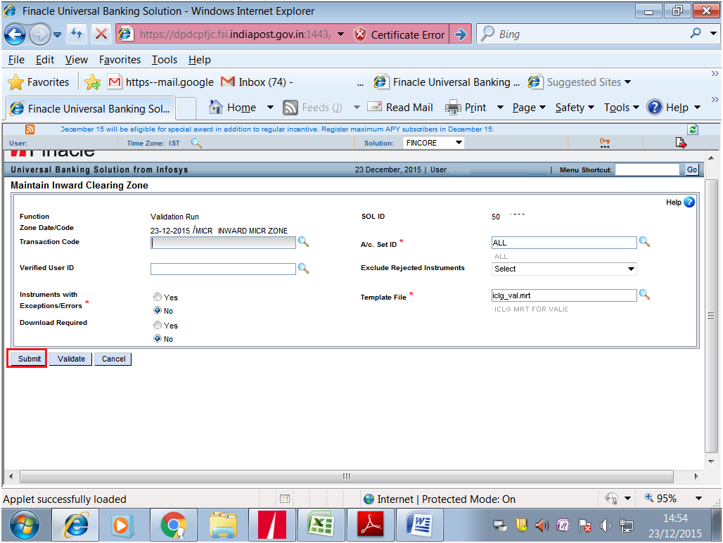 Step by Step Process of Inward Clearing in DOP Finacle | DOP Core Solutions