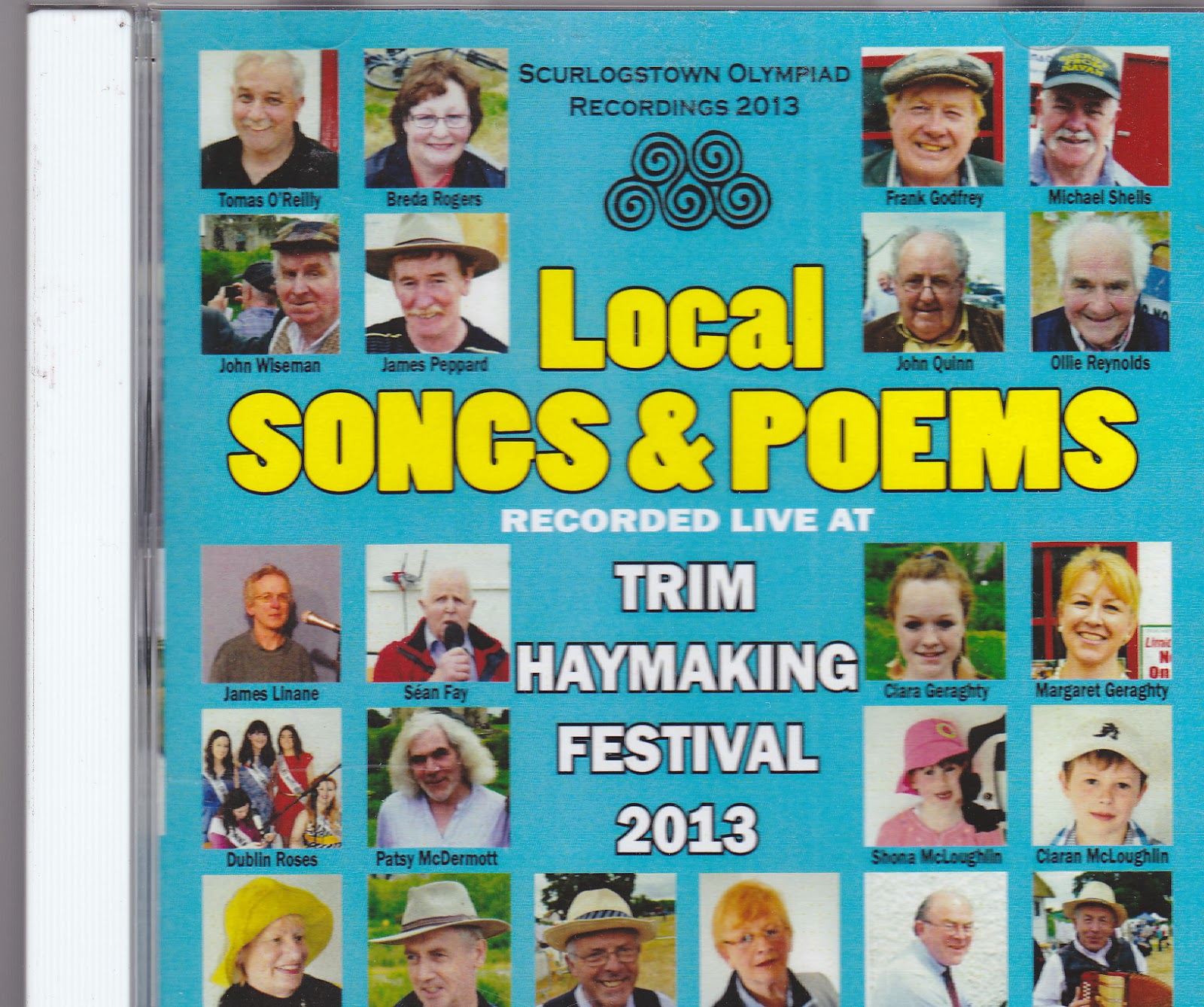 The Tara Poetry Blog: Local Songs and Poems C.D.