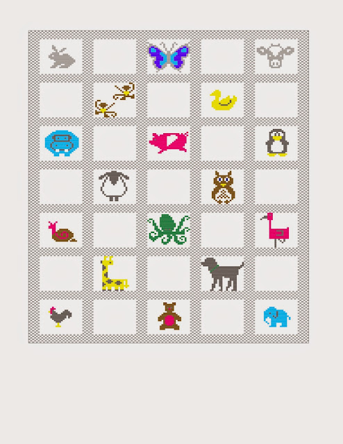 Pattern: Animal Parade Baby Blanket – Knit a Bit, Crochet Away