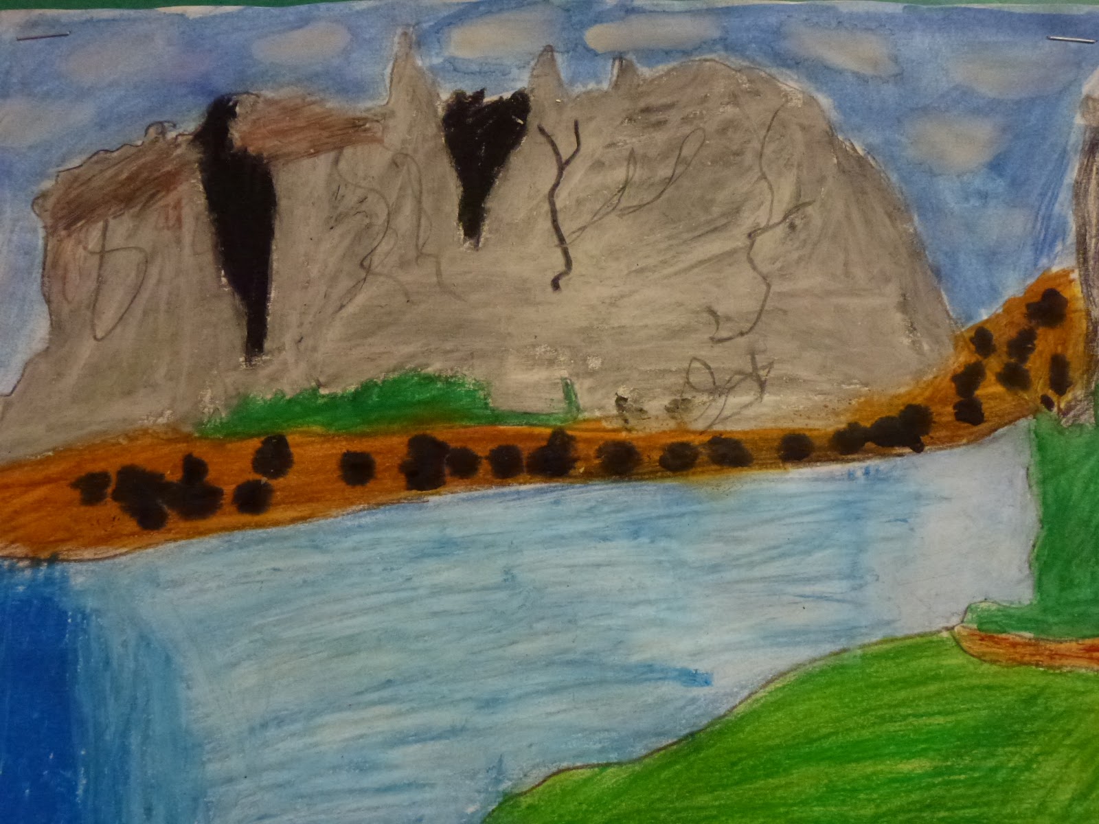Shana's Art Room : Warm and Cool Landscapes