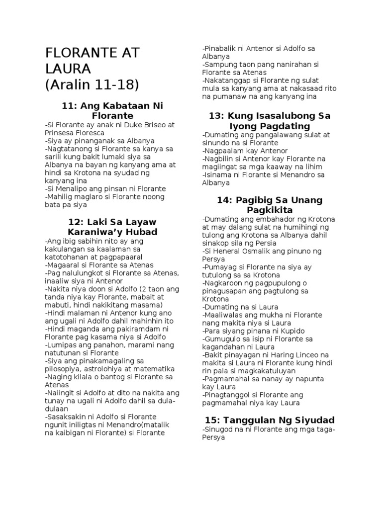 prinsesa floresca sa florante at laura - philippin news collections