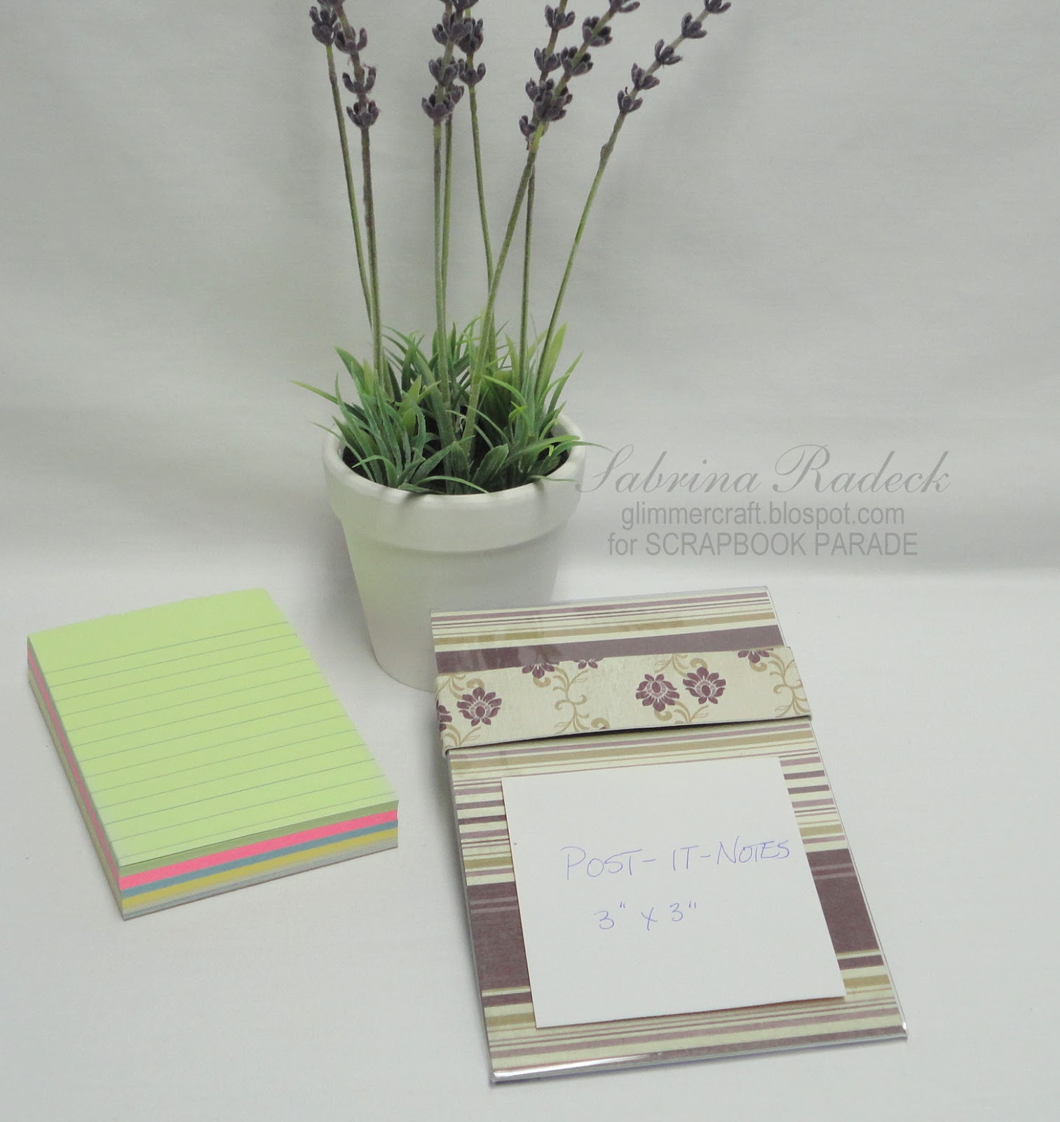 Desk Top Set - Post-It-Note or Pad Holder | Aspiring to Creativity