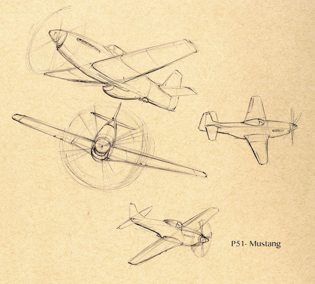 Creative Form Sketching 2016: Planes of Fame Air Museum - Samuel Jin Chon
