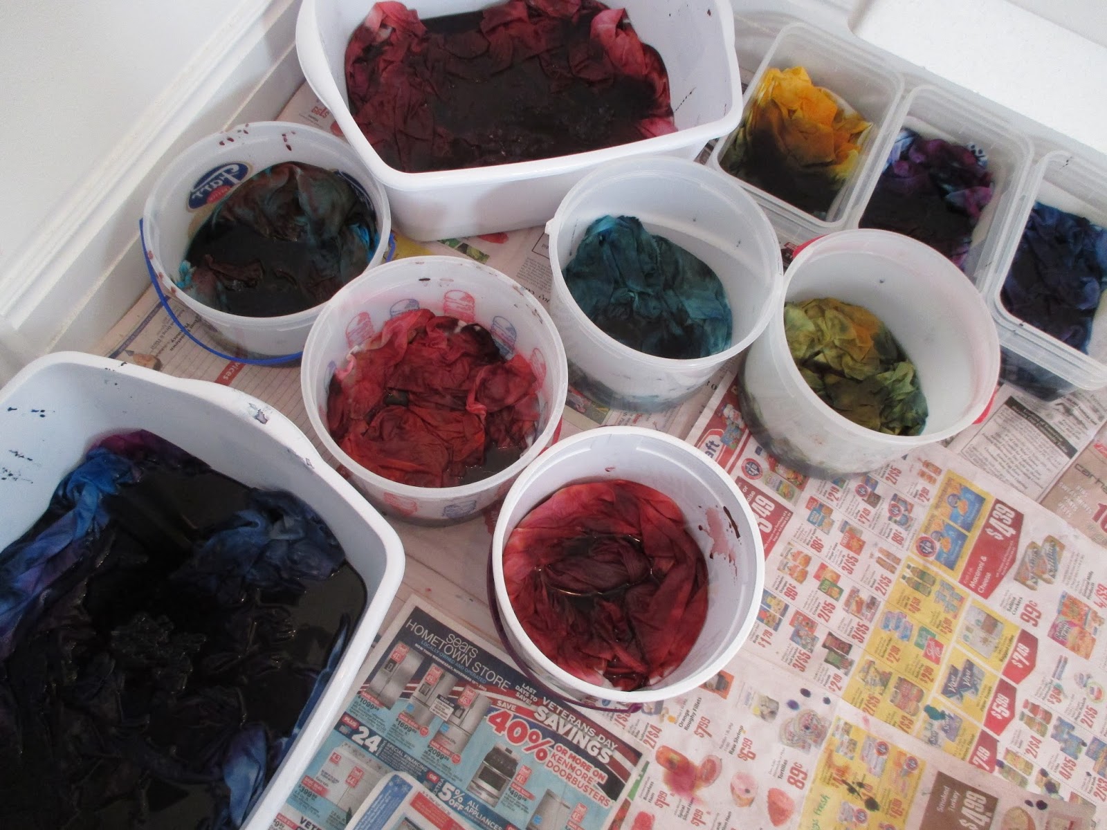 Bunchberry Studio: Snow Dyeing