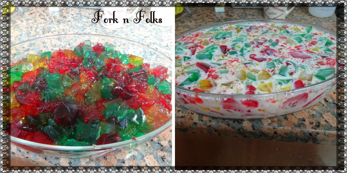 Fork n Folks: Jello Jelly Marble Squares