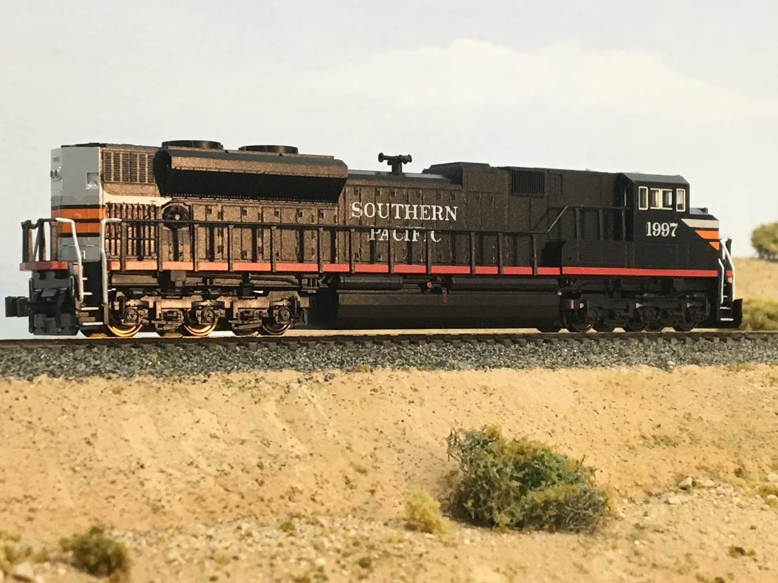 Parker Locomotive Works : Southern Pacific SD70ACe Black Widow