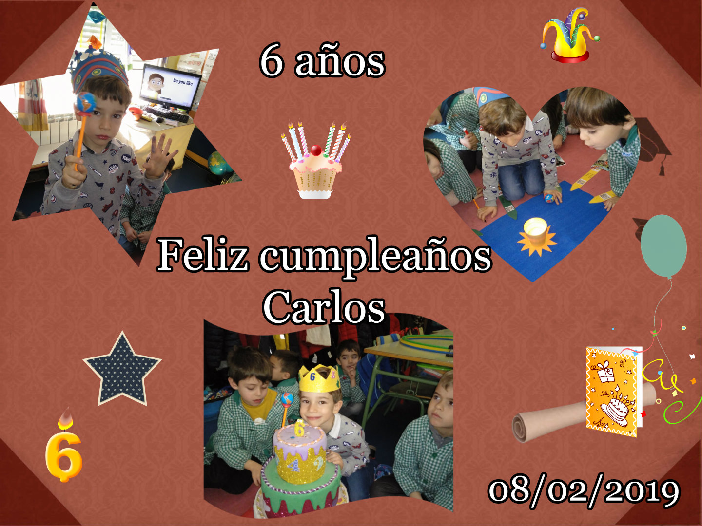 Silver Dawn Kids: CUMPLEAÑOS DE CARLOS