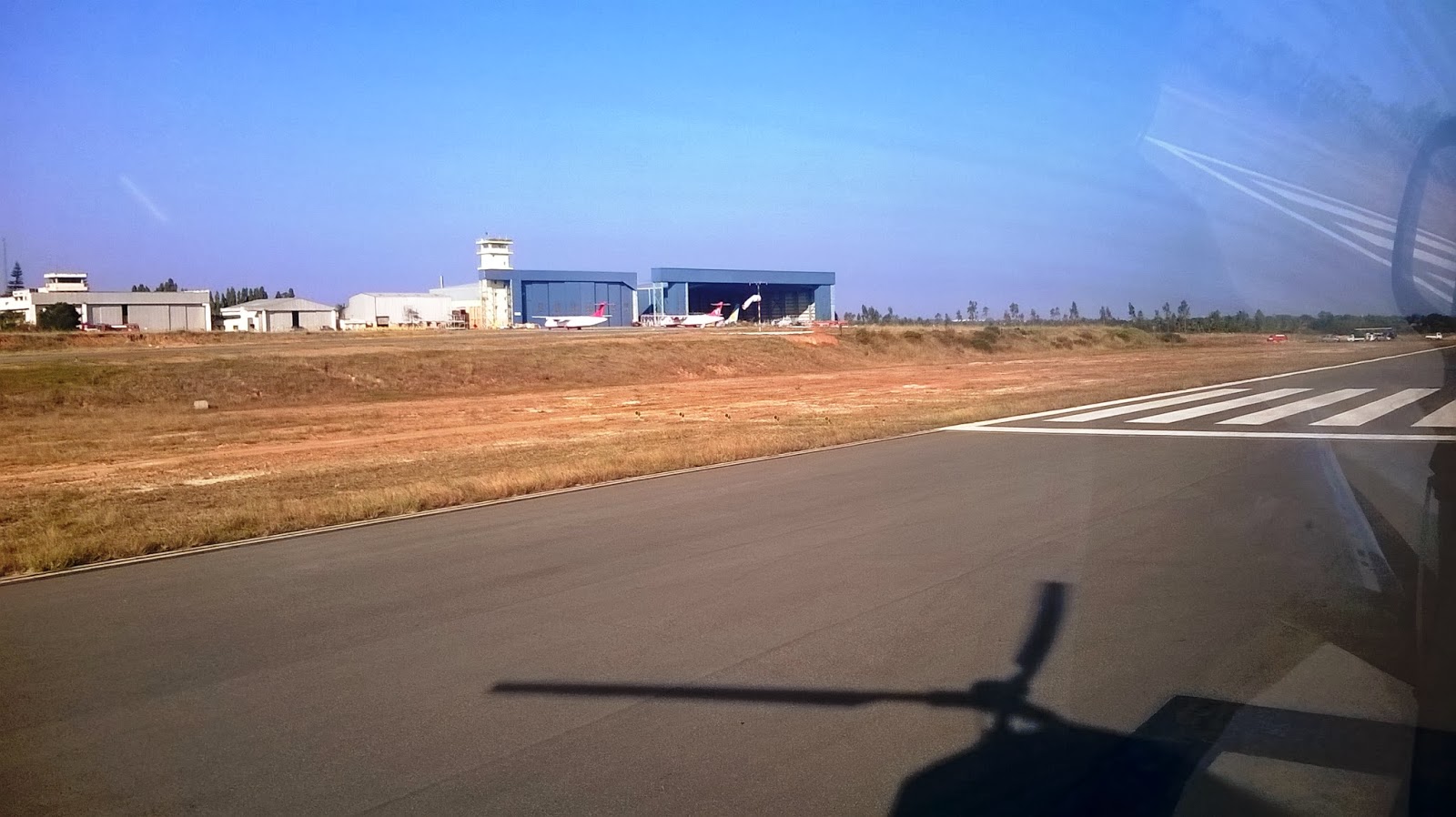 On a high at Hosur Airfield...