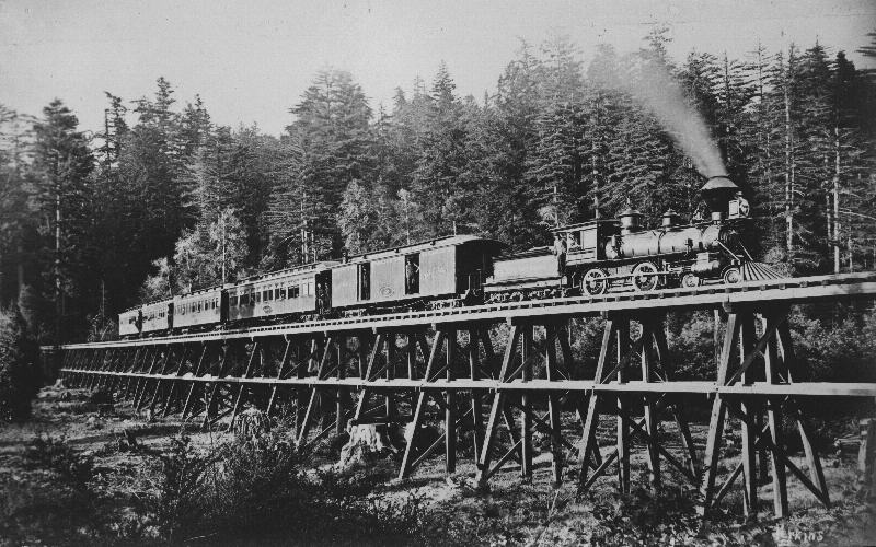 Santa Cruz Trains: Railroads of the Monterey Bay: Bridges: Felton Area