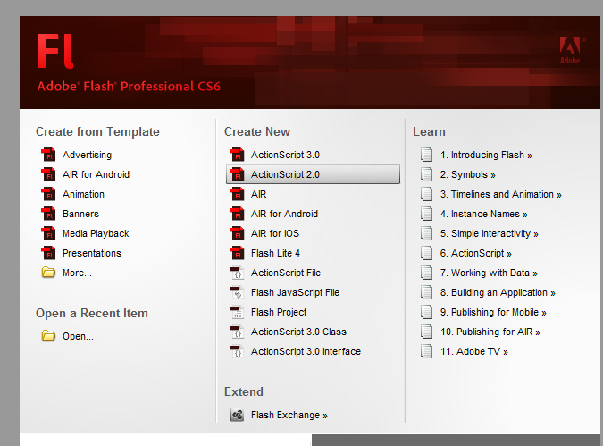 Membuat Tombol Sederhana Dengan Adobe Flash Professional CS 6