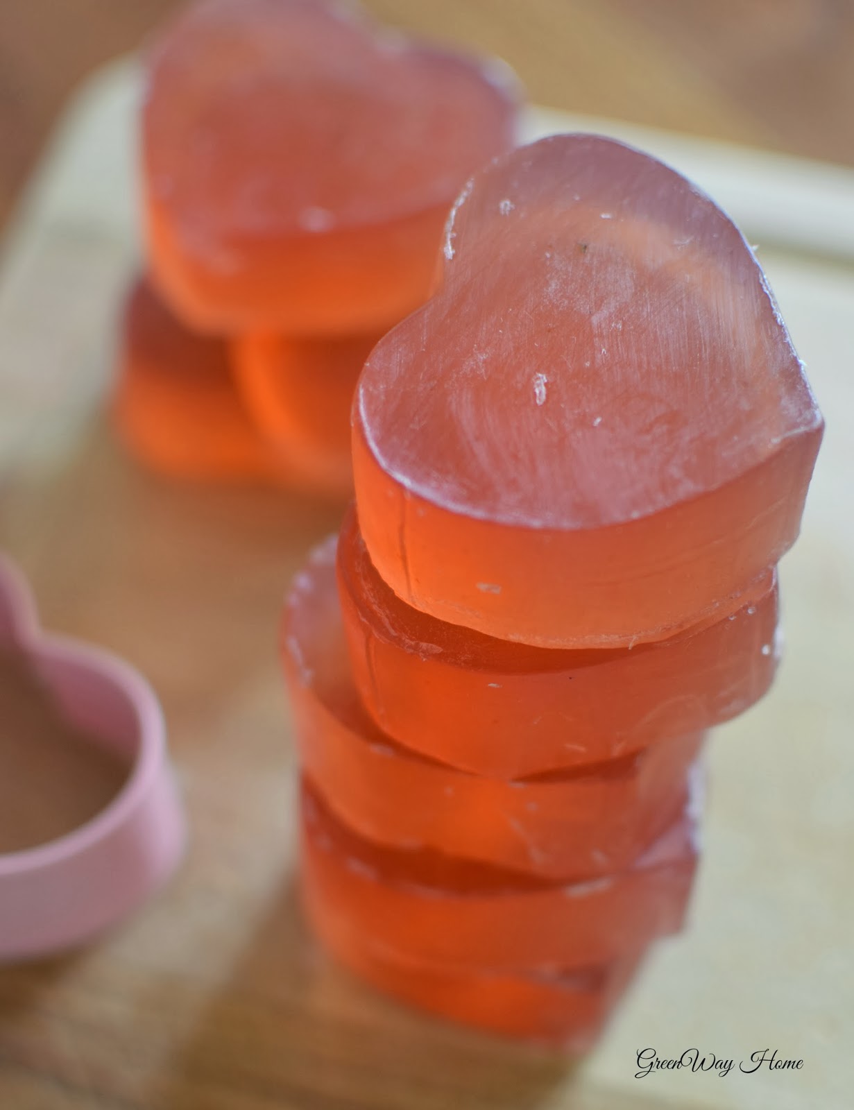 GreenWay Home: all-natural heart soaps for valentine's day