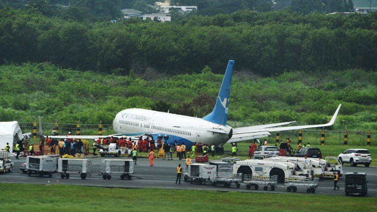 Xiamen Air Overshoots Runway in Manila - Philippine Flight Network